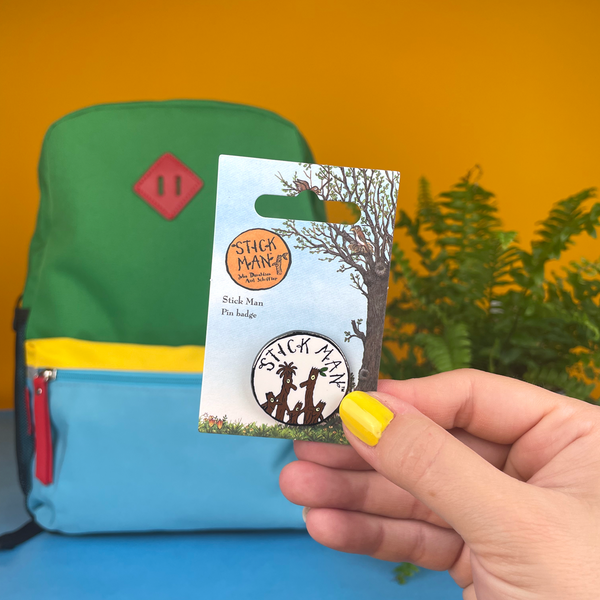 Stick Man Logo Pin Badge – Gruffalo
