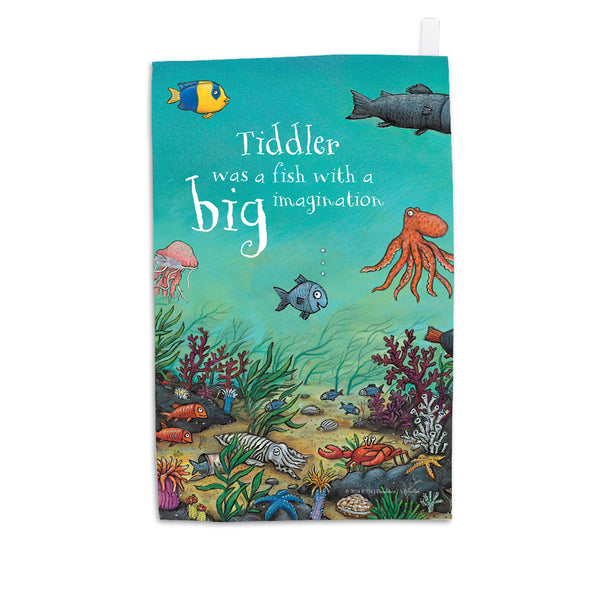 Tiddler Was a Fish With a Big Imagination Tea Towel – Gruffalo