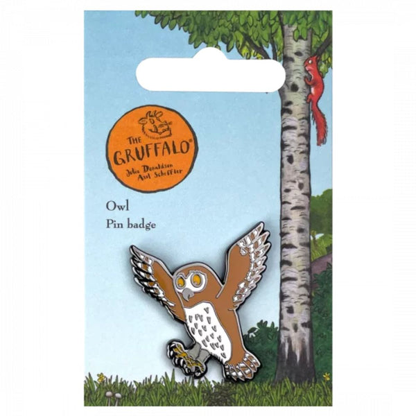 Owl Character Pin Badge – Gruffalo
