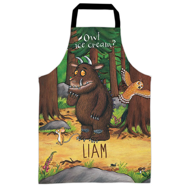 Deep Dark Wood Personalised Apron – Gruffalo