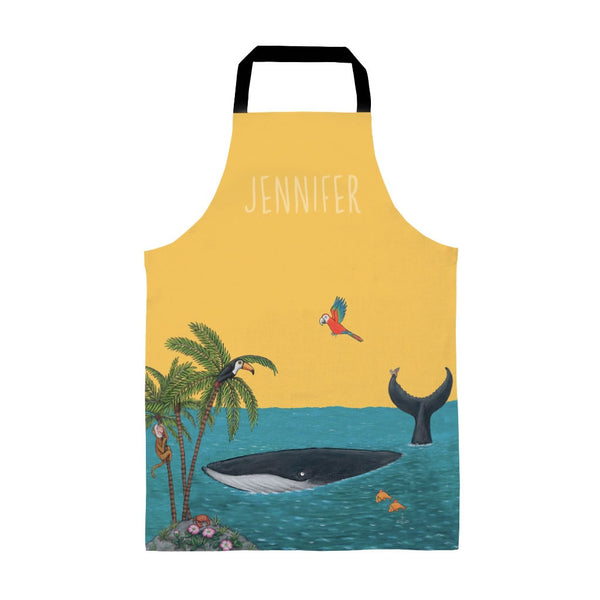 Palm Trees Personalised Apron – Gruffalo